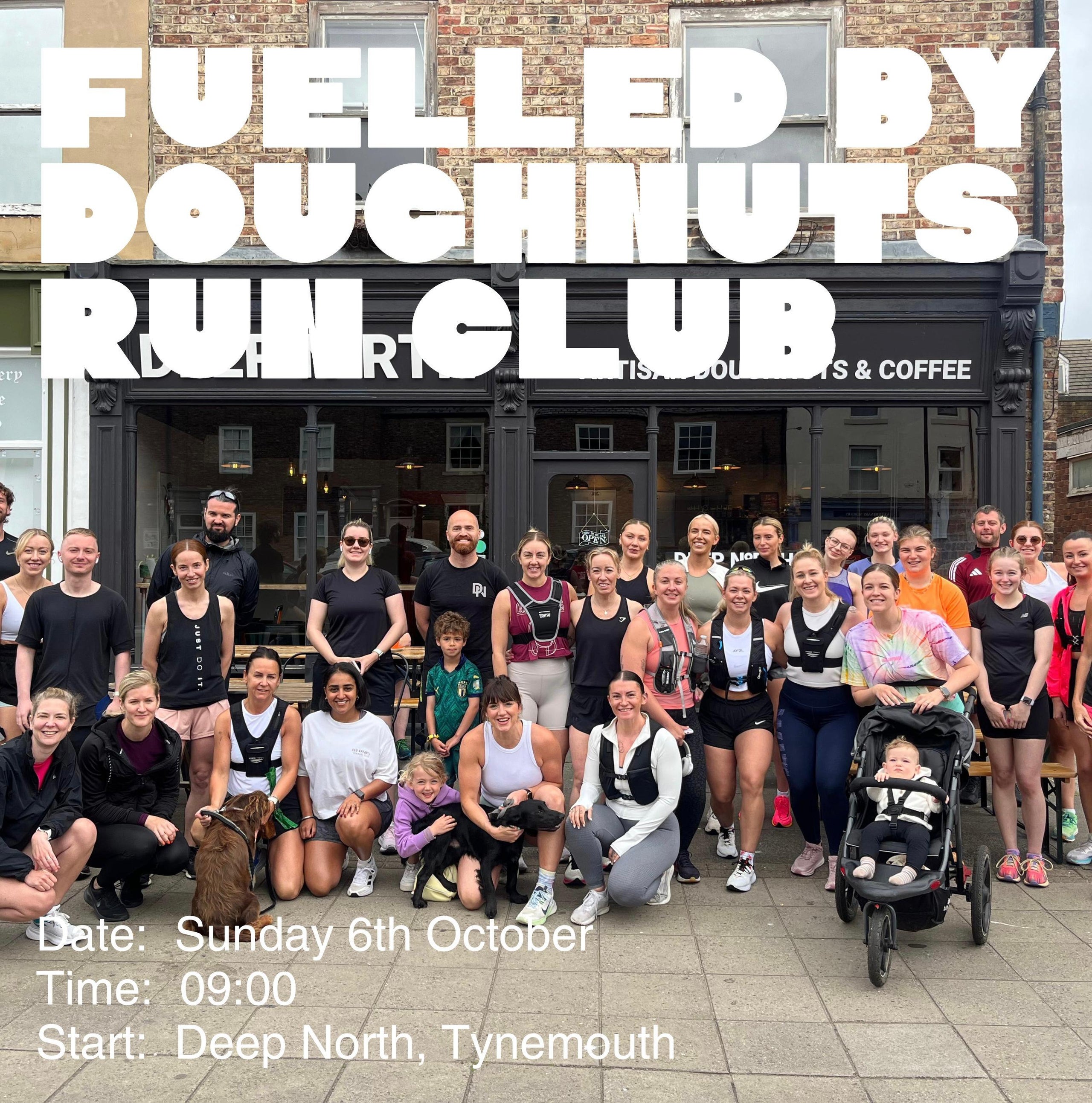 Fuelled By Doughnuts Run Club (Tynemouth) - coffee and doughnut offer | Deep North